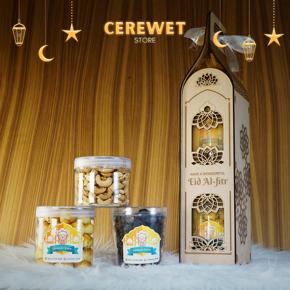Jual Keranjang Parcel Box Hampers Persegi Panjang aesthetic kayu ...