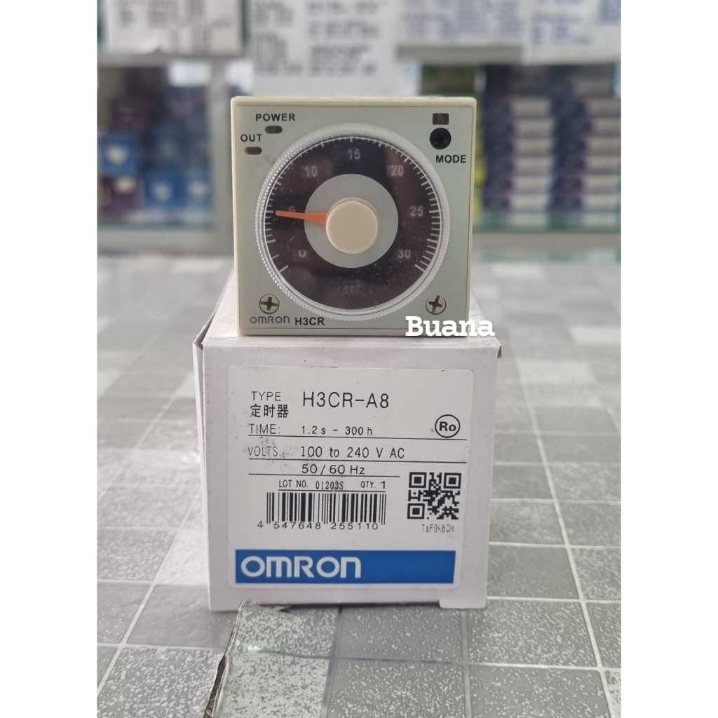 Jual Timer Omron H3CR-A8 220V AC / timer analog h3cr 220VAC | Shopee ...
