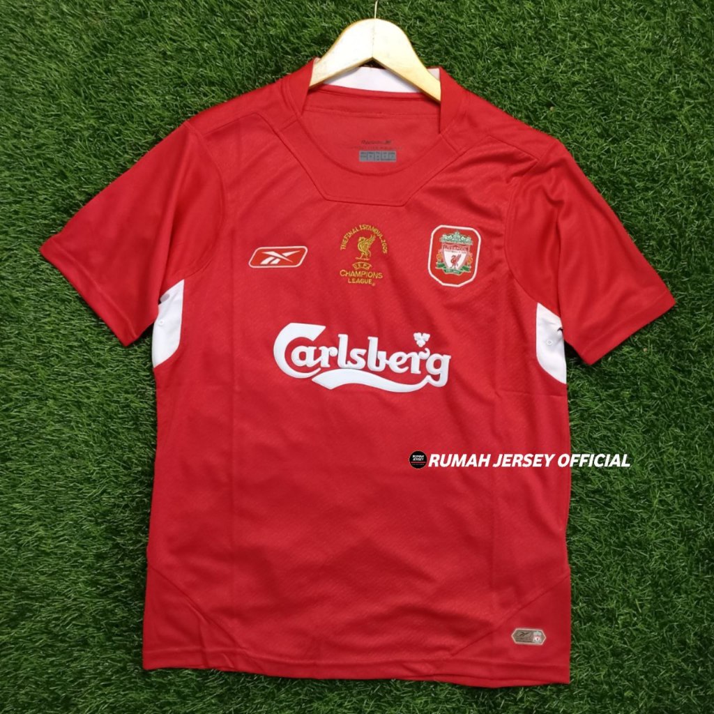 Jual Jersey Bola Retro Liverpooll klasik High Quality 2005 ucl baju ...