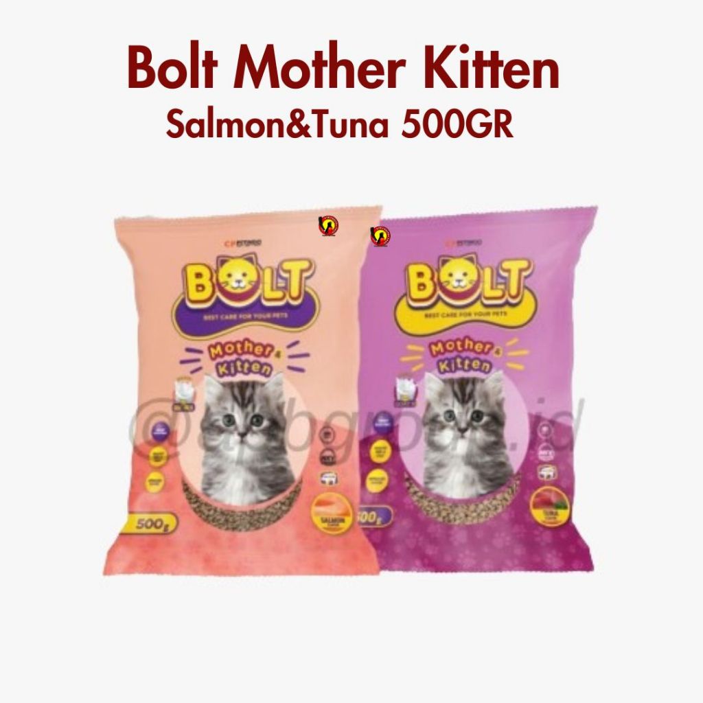 Jual Bolt Mother & Kitten Salmon Pink, Tuna Ungu - 500gr (freshpack ...