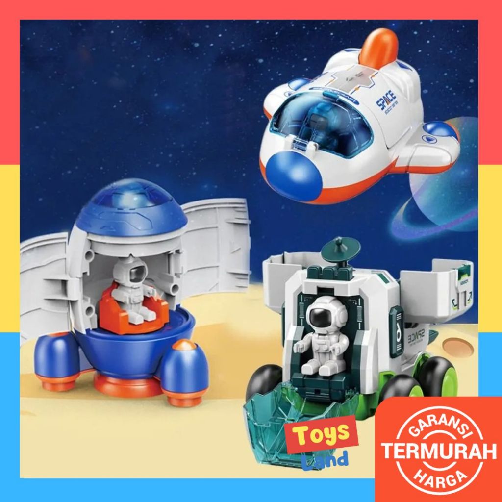 Jual Mainan Astronot Anak Laki Laki Mainan Pesawat Terbang Mainan Roket ...