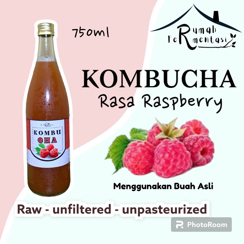Jual Kombucha Raspberry (Raspberi) 750ml | Rumah Fermentasi | Shopee ...