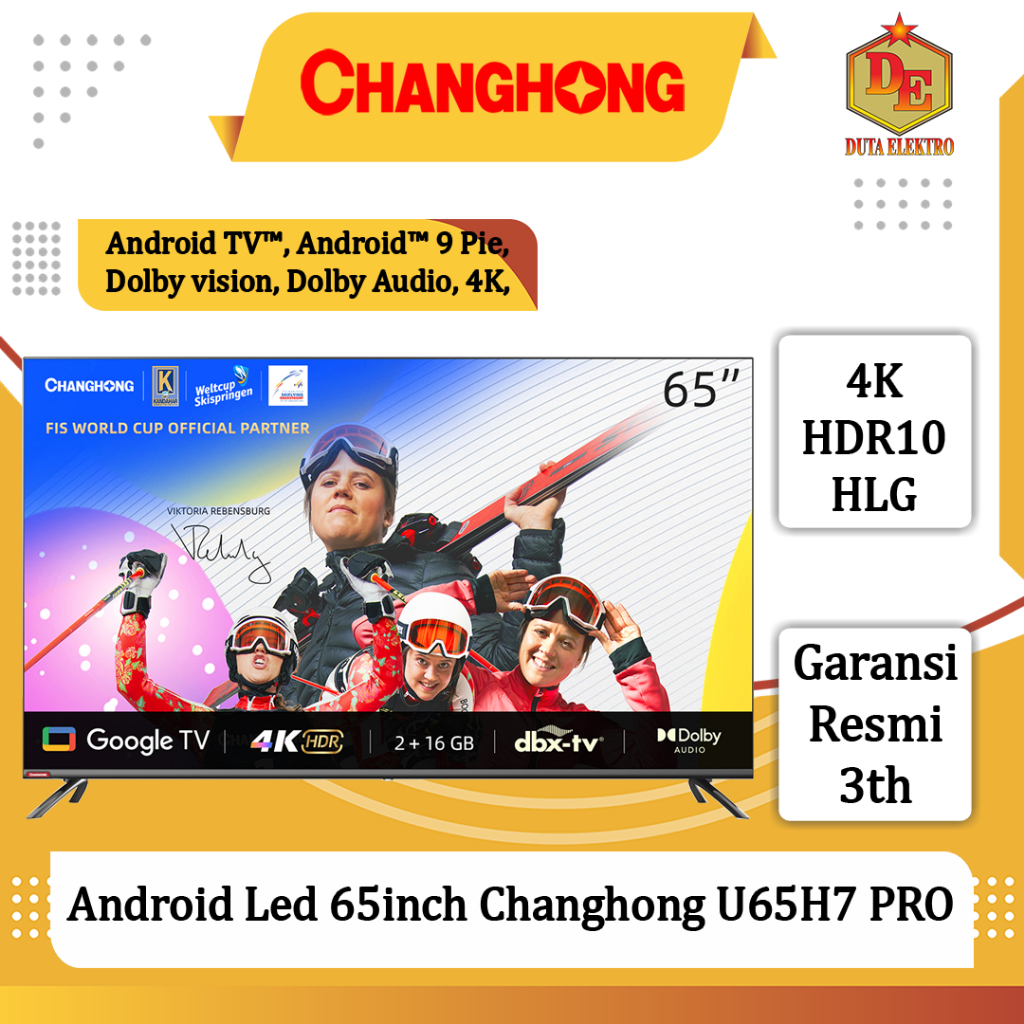 Jual Android Led 65inch Changhong U 65 H7 PRO TV | Shopee Indonesia