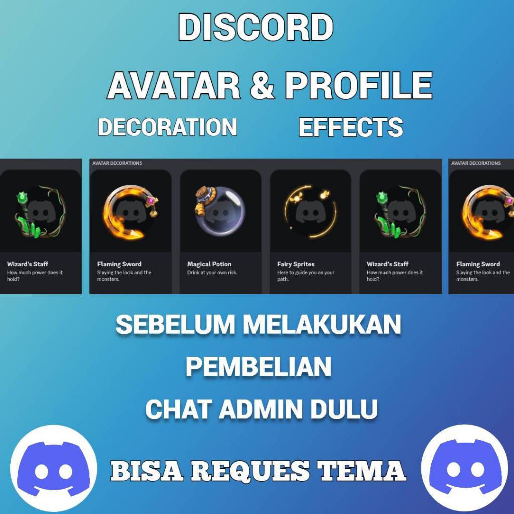 Jual Decoration Discord Avatar dan Profile effects | Shopee Indonesia