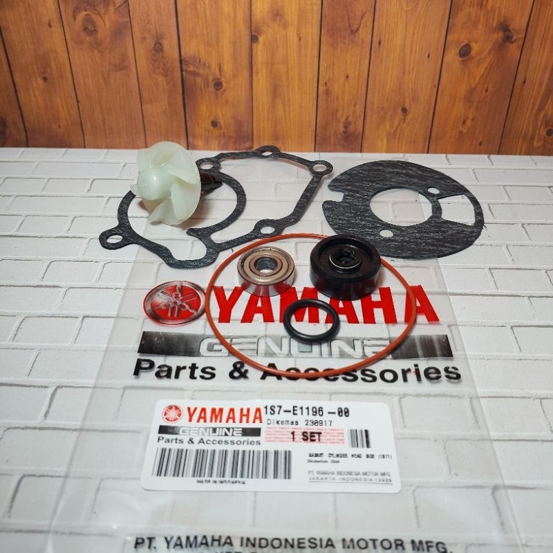 Jual paketan paking set seal waterpump as kipas dan bearing waterpump pompa radiator motor ...