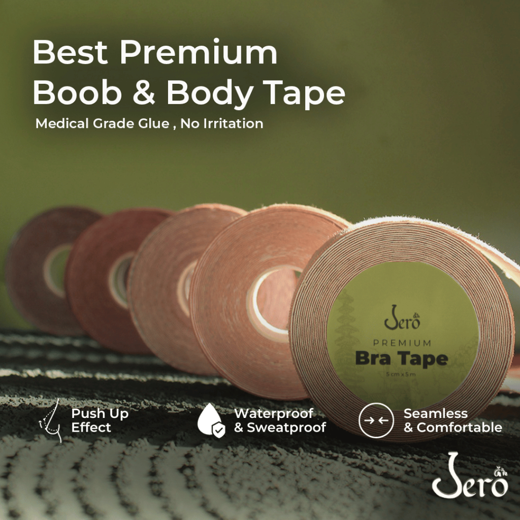 Jual JERO Premium Body Tape TANPA JAR | Strapless Bra Tape | Boob Tape ...