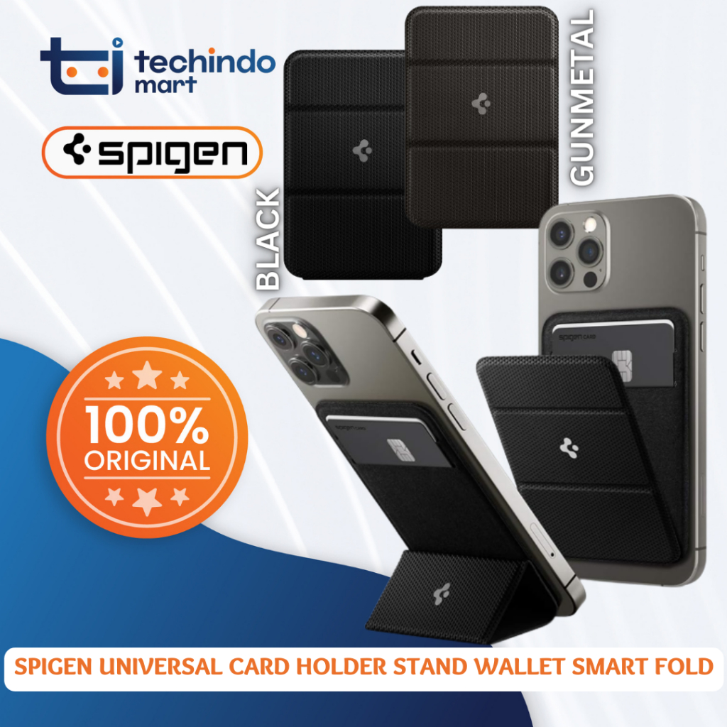 Jual Card Holder Stand Spigen Universal Card Wallet Smart Fold Dompet ...