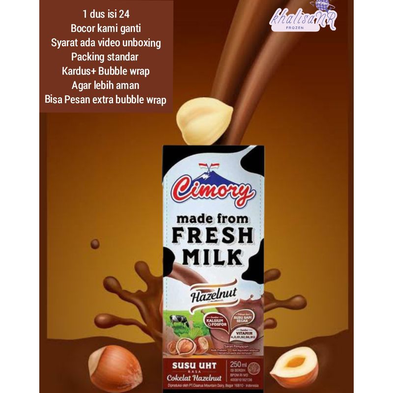 Jual Susu Cimory Freshmilk UHT Hazelnut 250 ml | Shopee Indonesia