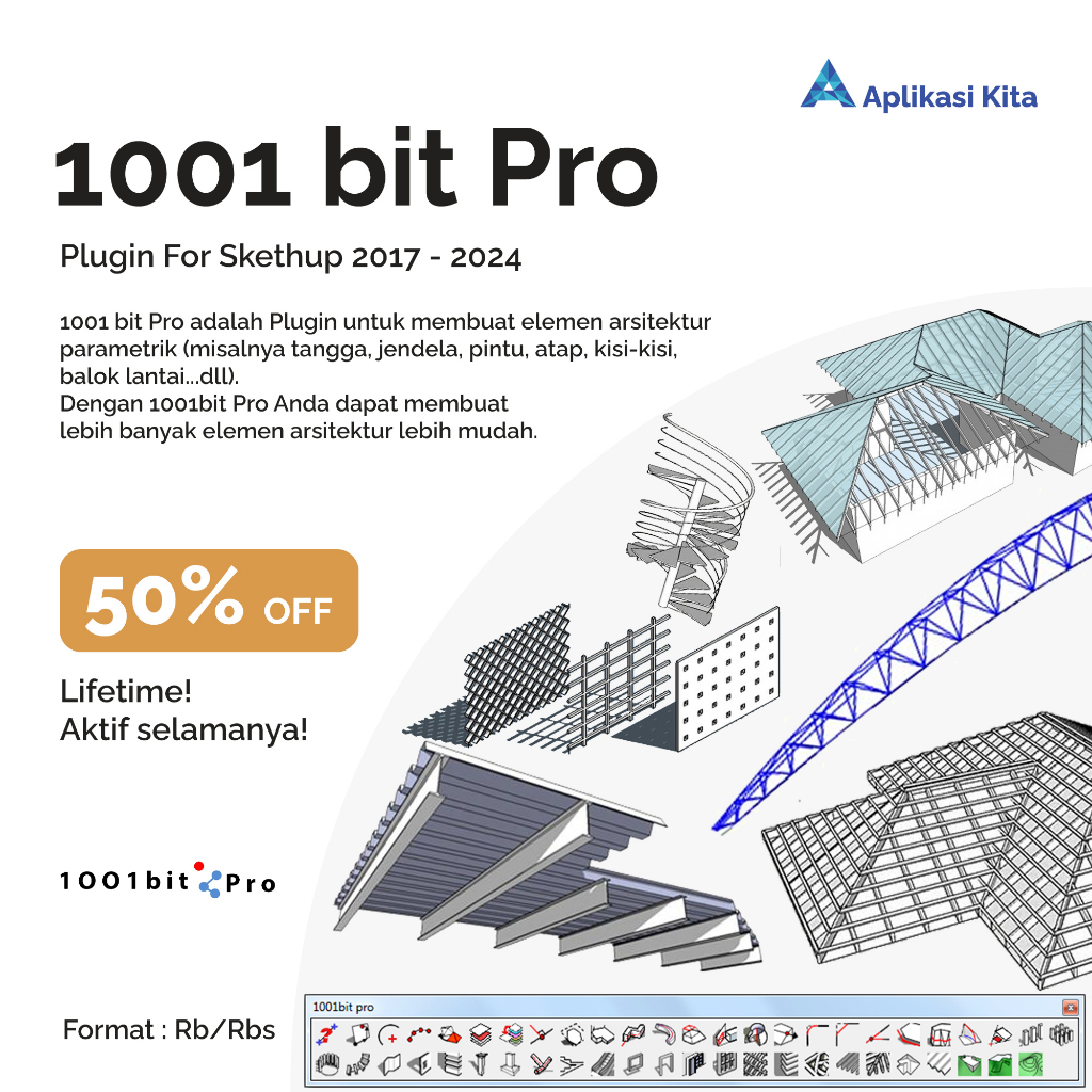 Jual 1001 Bit PRO v2.2 for SketchUp - For Windows | Shopee Indonesia