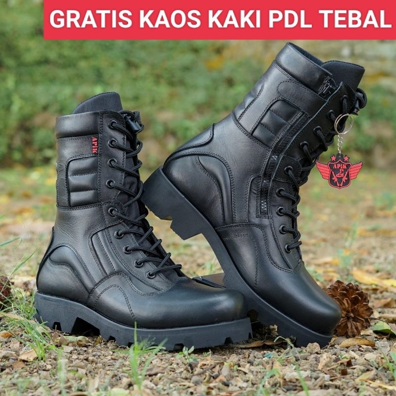 Jual SEPATU PDL LGR DJR RJR SOL ARMY APIK KULIT SAPI ASLI SEPATU PDL ...