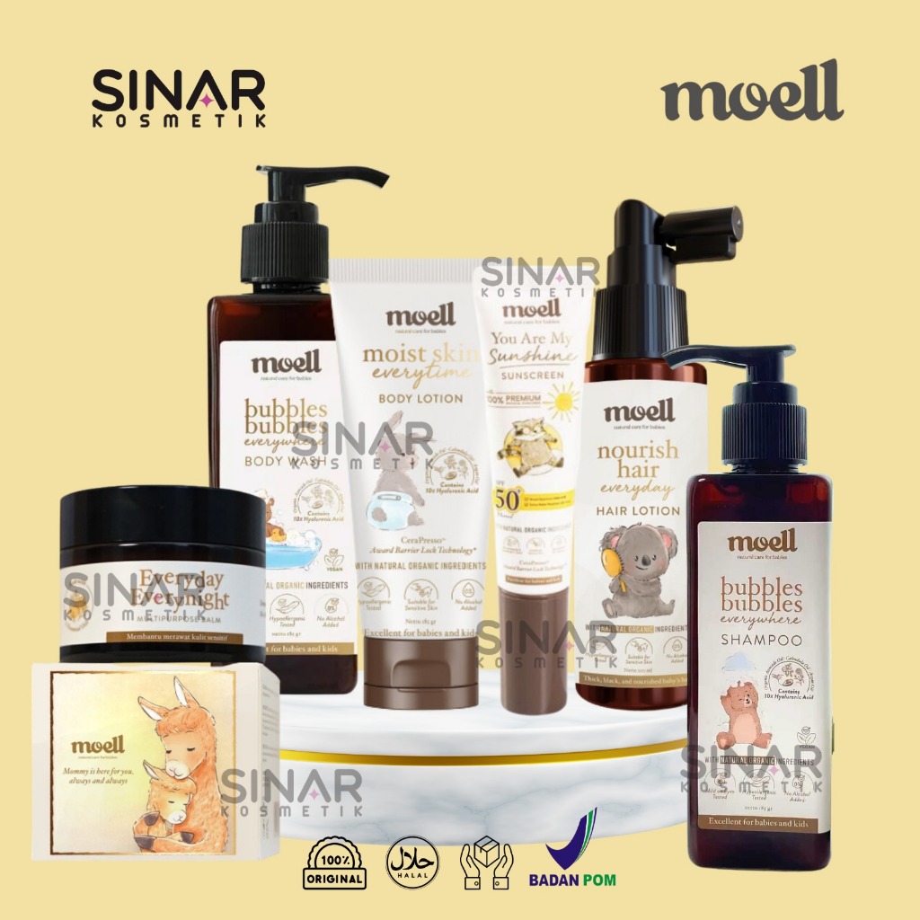 Jual Moell Skincare Baby Series - Sunscreen SPF50 Multipurpose Balm ...