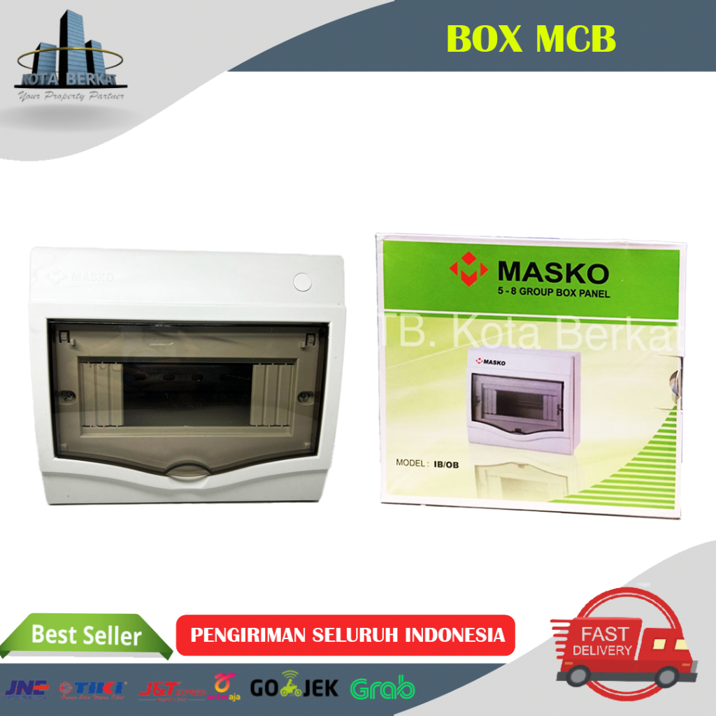 Jual BOX MCB MASKO / BOX PANEL 5 - 8 GROUP MASKO IB OB 9204 | Shopee ...