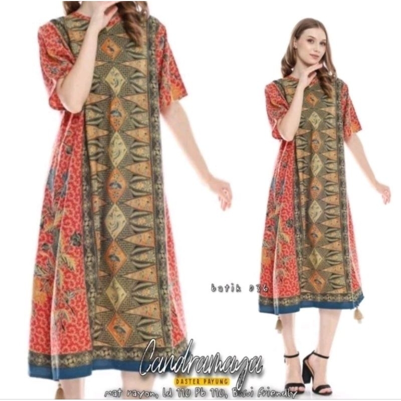 Jual SEMERBAK BATIK ORI SEKDRES DASTER PAYUNG JELITA HOMEDRESS KEKINIAN ...