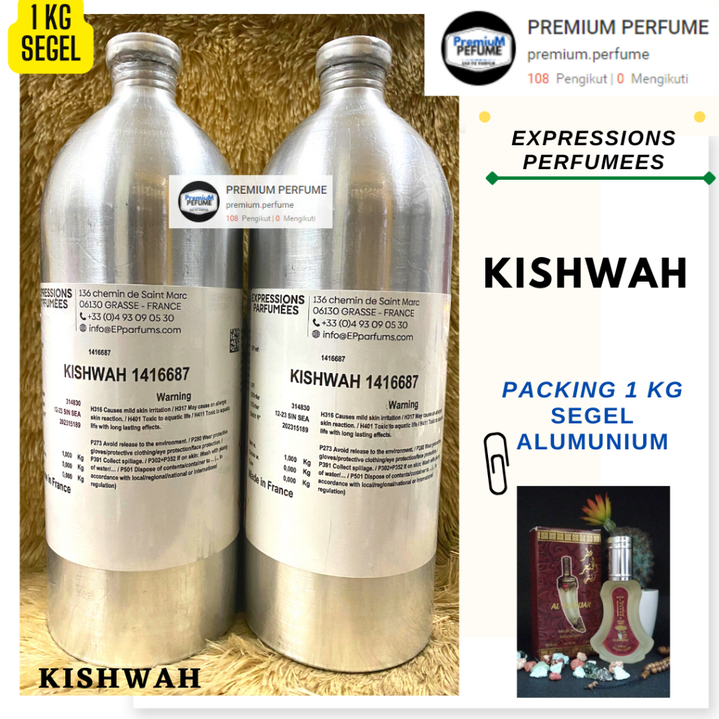 Jual Bibit Parfum KISHWAH ( 1 KG Segel Alumunium Pabrik ) EXPRESSIONS ...