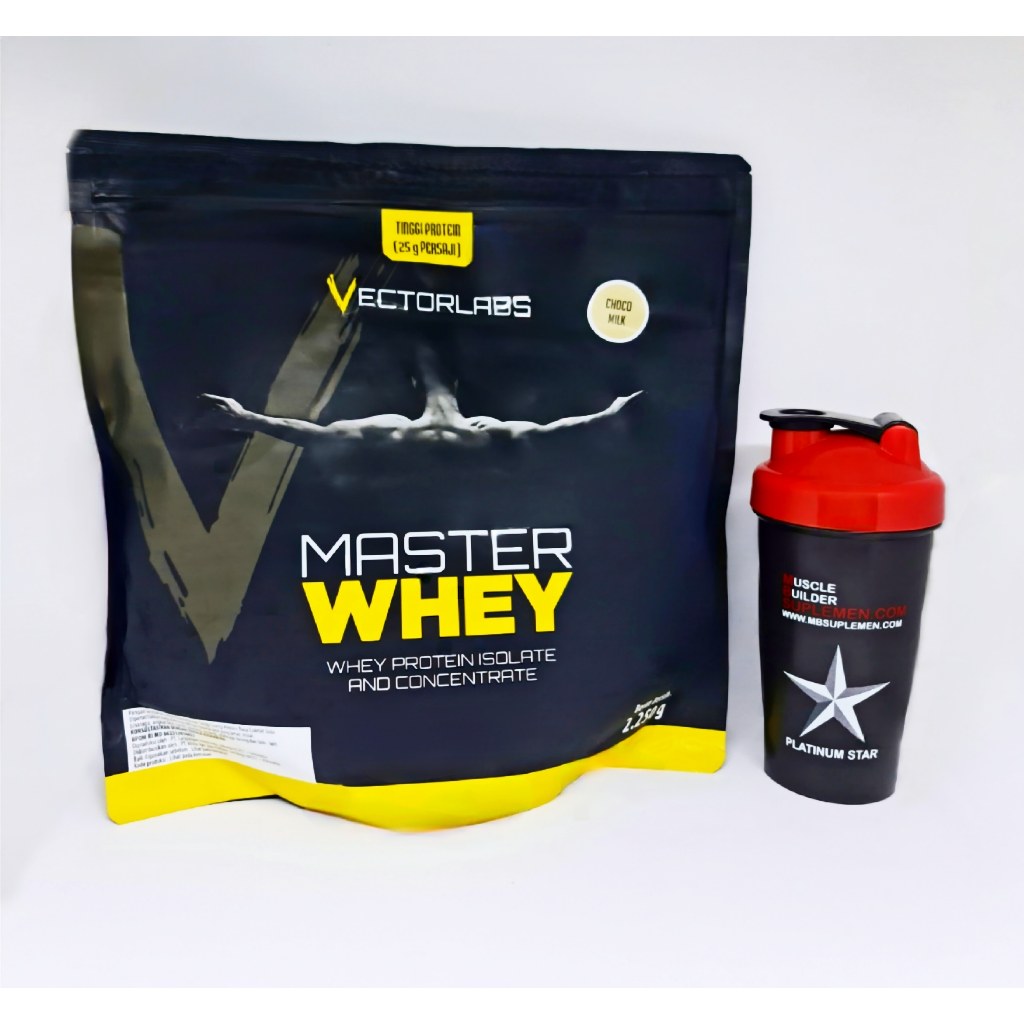 Jual Master Whey Vectorlabs 5 lbs Protein Concentrate Isolate 5lbs 5lb ...