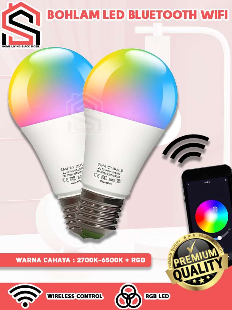 Jual Bohlam Smart LED E27 / Lampu Bluetooth - Lampu Bohlam LED Warna ...