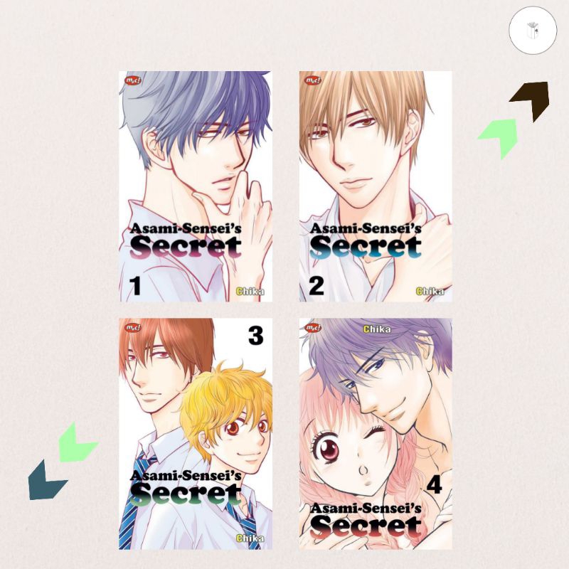 Jual Buku Komik Set Volume 1-4 Asami Sensei's Secret - Chika | Shopee ...