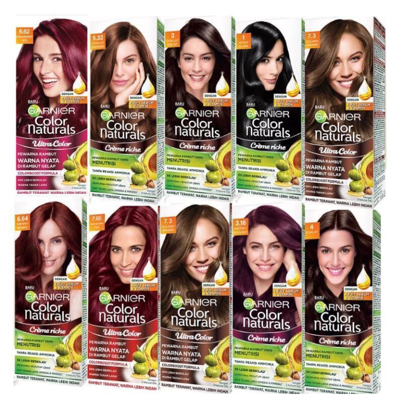 Jual GARNIER HAIR COLOR NATURALS - PEWARNA RAMBUT GARNIER BOX | Shopee ...