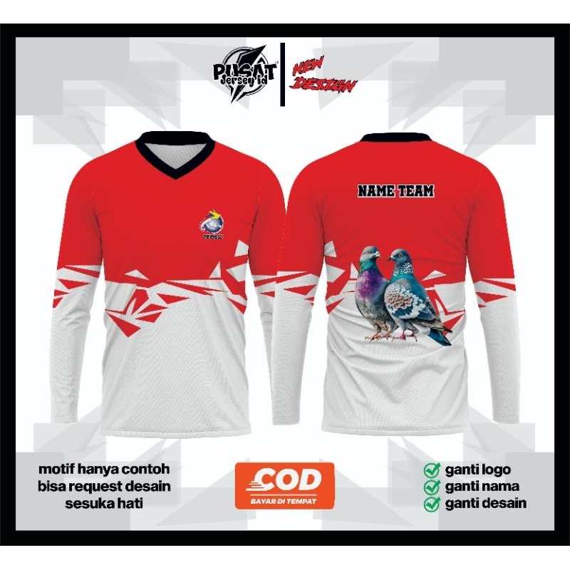Jual JERSEY MERPATI FREE REQUEST DESAIN DAN BISA SATUAN | Shopee Indonesia