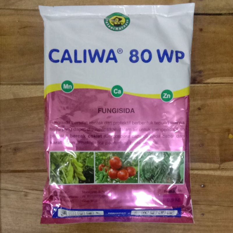 Jual FUNGISIDA CALIWA 80WP Hijau (Mankozeb 80% + Mn,Ca & Zn) | Shopee ...