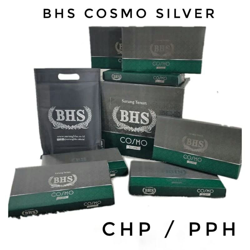 Jual Sarung BHS Cosmo Silver CHP PPH Cosmo Hitam Polos Ecer Grosir ...