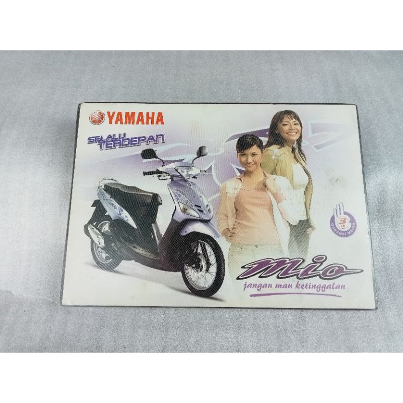 Jual brosur pajangan poster yamaha mio lama mio biru telur asin original | Shopee Indonesia
