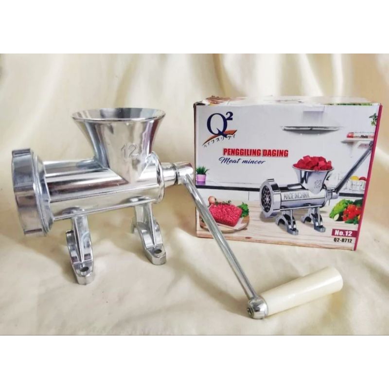 Jual Alat Penggiling Gilingan Daging / Meat Mincer Manual No 12 Q2 8712 ...
