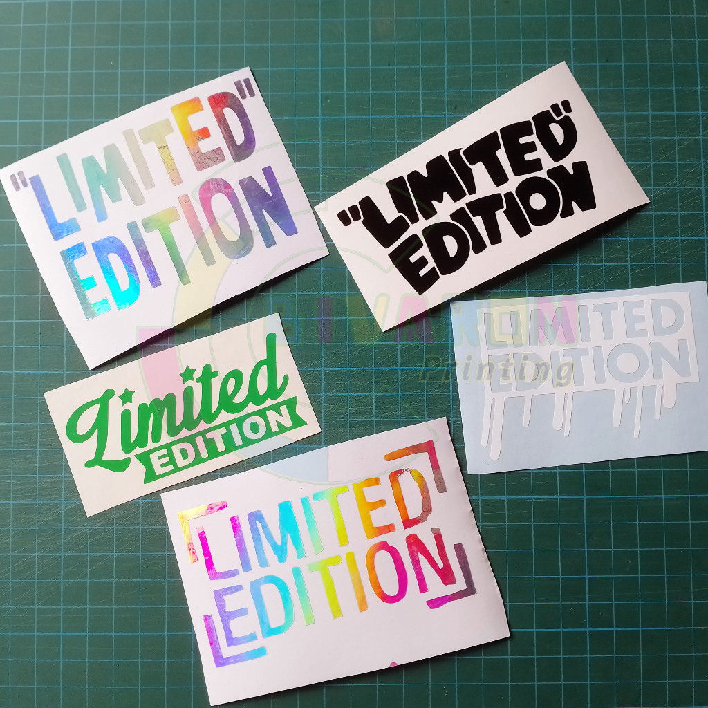 Jual Stiker Limited edition/Stiker cutting/Stiker Body | Shopee Indonesia