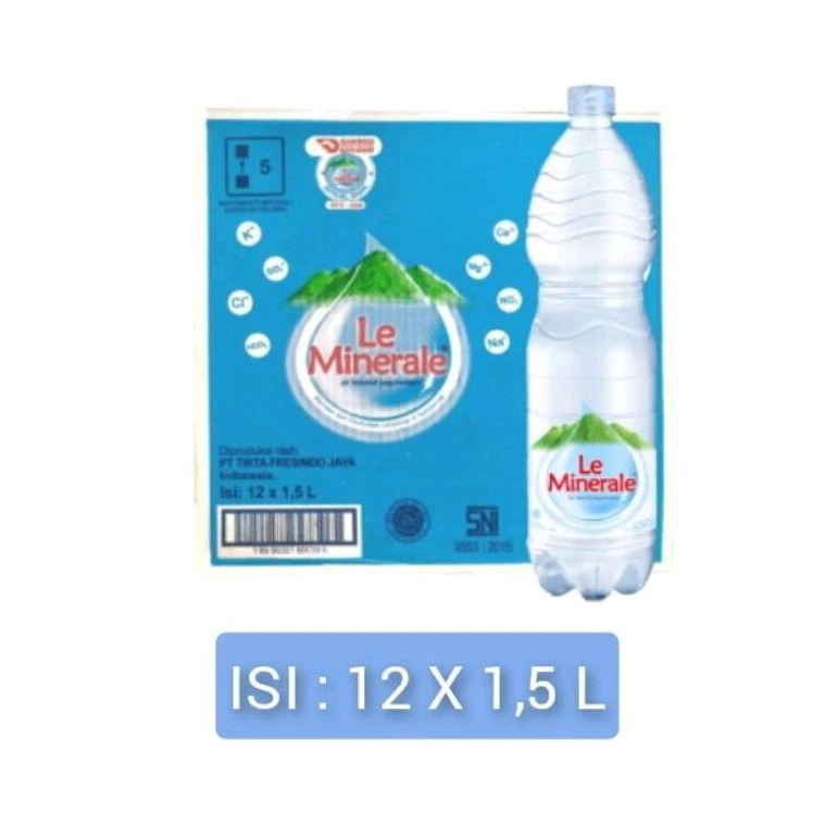 Jual 1 Dus Air Mineral LeMinerale 1500 ml (1,5L). | Shopee Indonesia