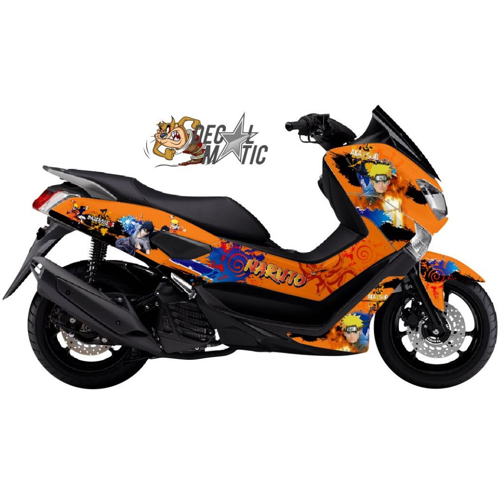 Jual Decal Motor Yamaha nmax Naruto OLD Stiker Full Body Anime Naruto ...