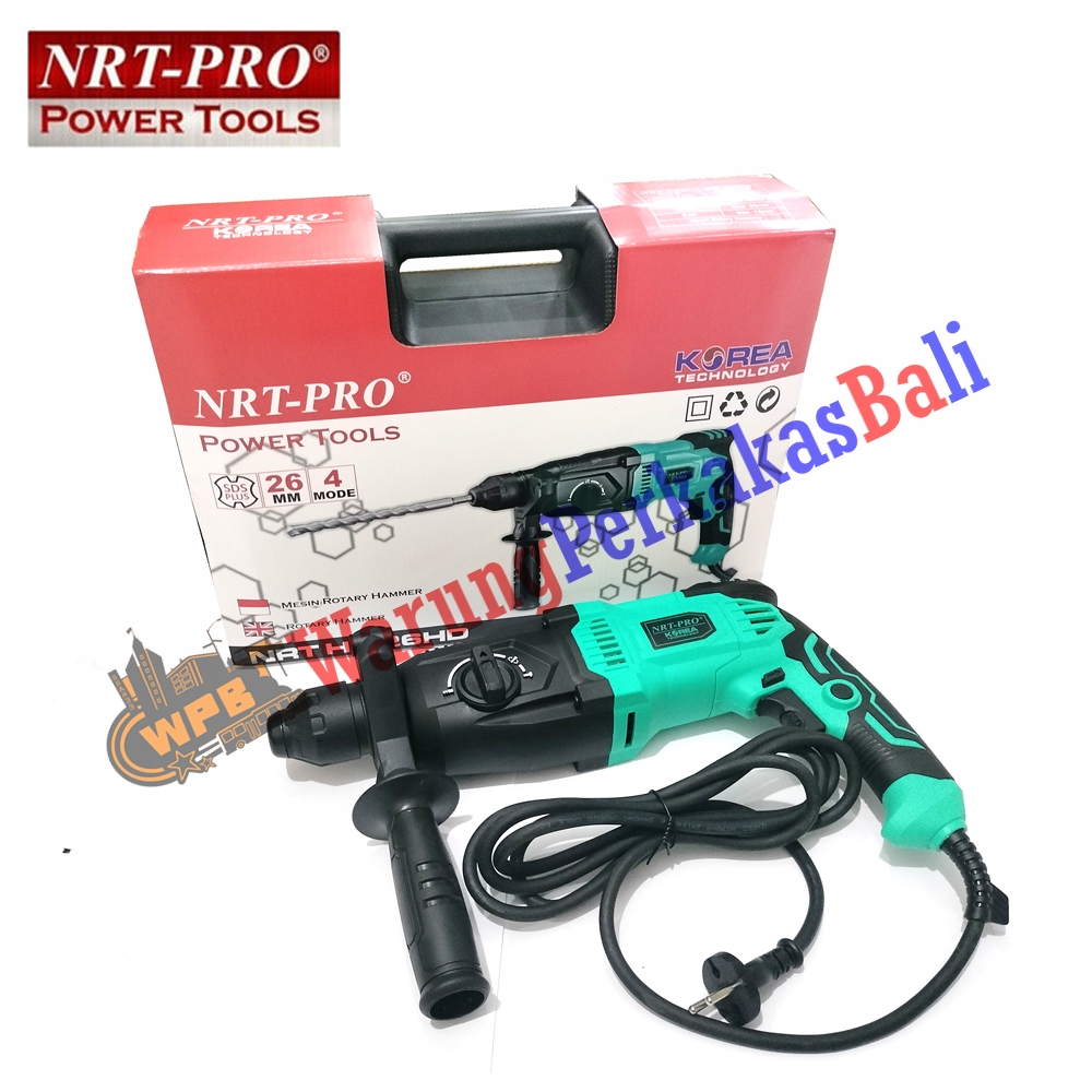 Jual NRT PRO Rotary Hammer 26mm HR26HD Hammer Drill SDS Plus 3 Mode Bor ...