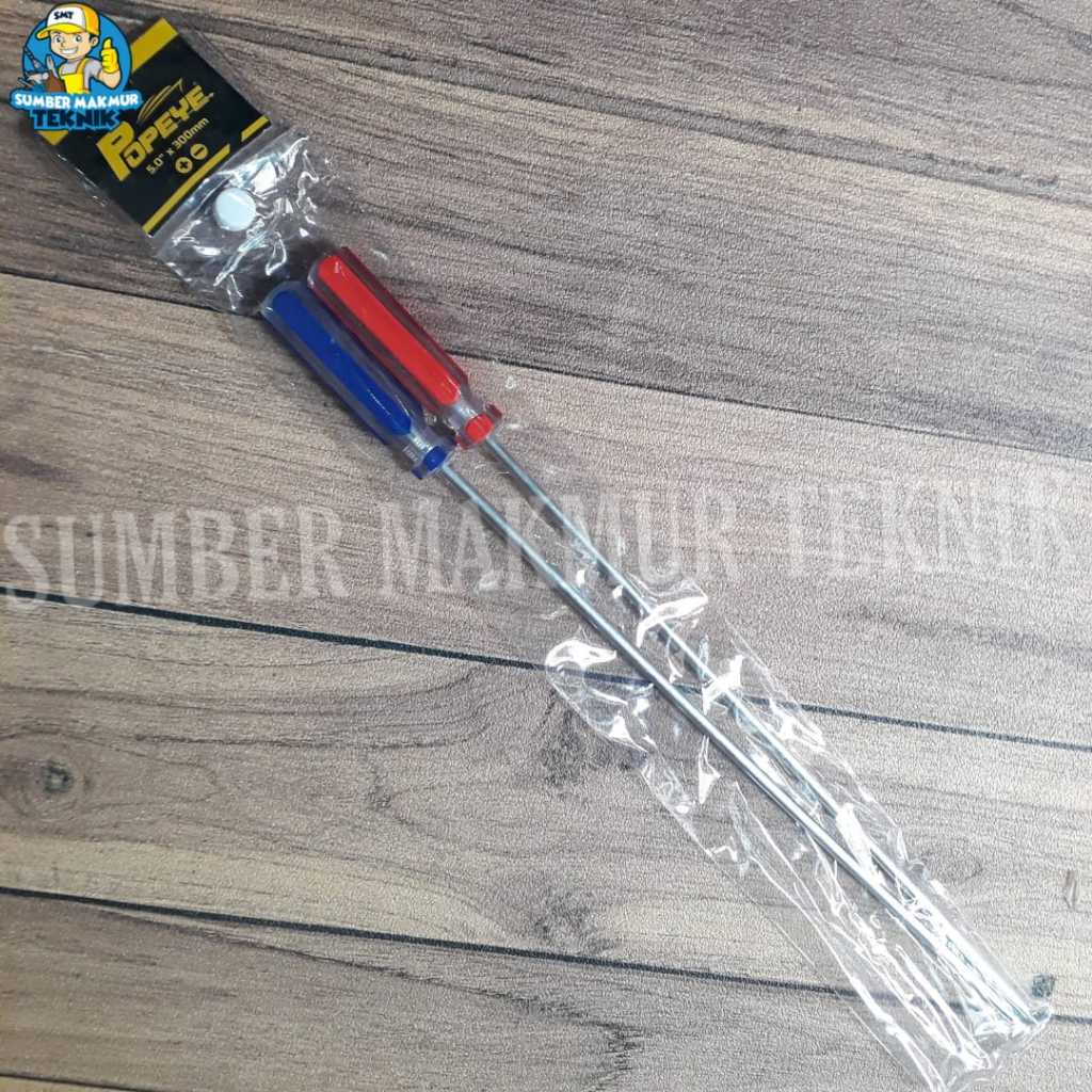 Jual Obeng Panjang Set Murah 12" 12 inch Isi 2 Pcs Plus Minus 30 cm ...