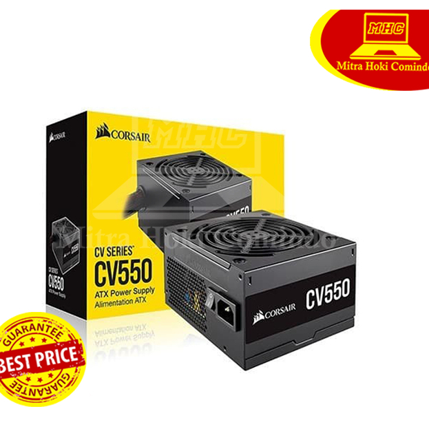 Jual POWER SUPPLY CORSAIR CV550 80+ BRONZE 550 WATT | Shopee Indonesia