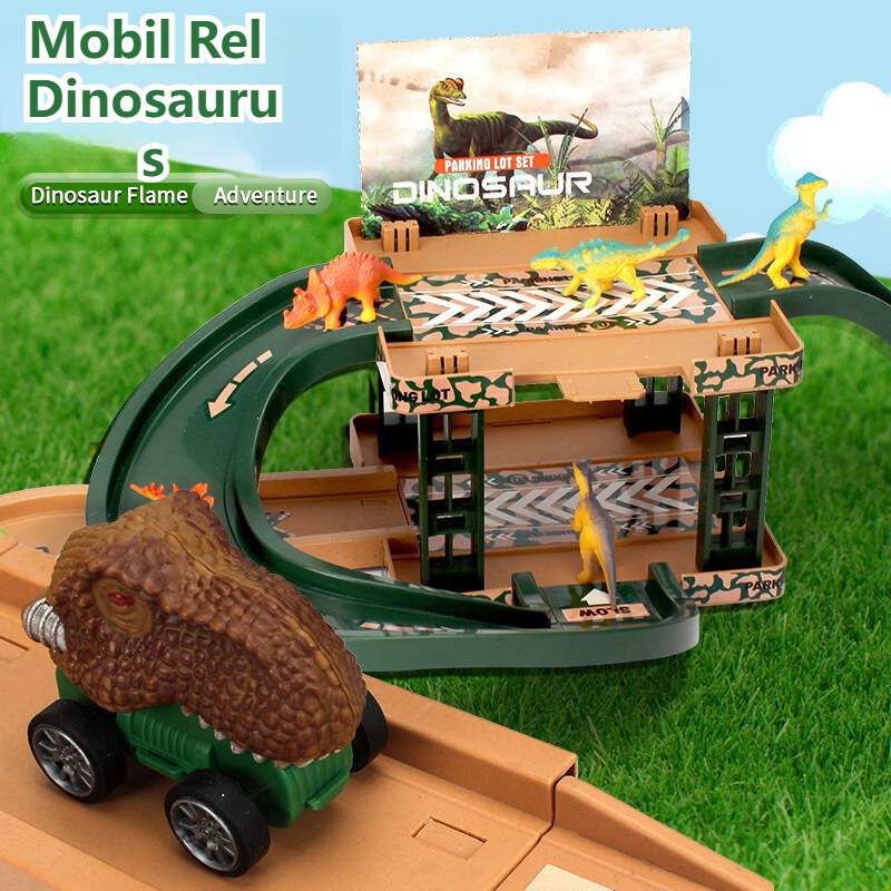 Jual Dinosaurus Rel Mobil Mobil/Mainan Mobil Rail Jurassic Park/Laki ...