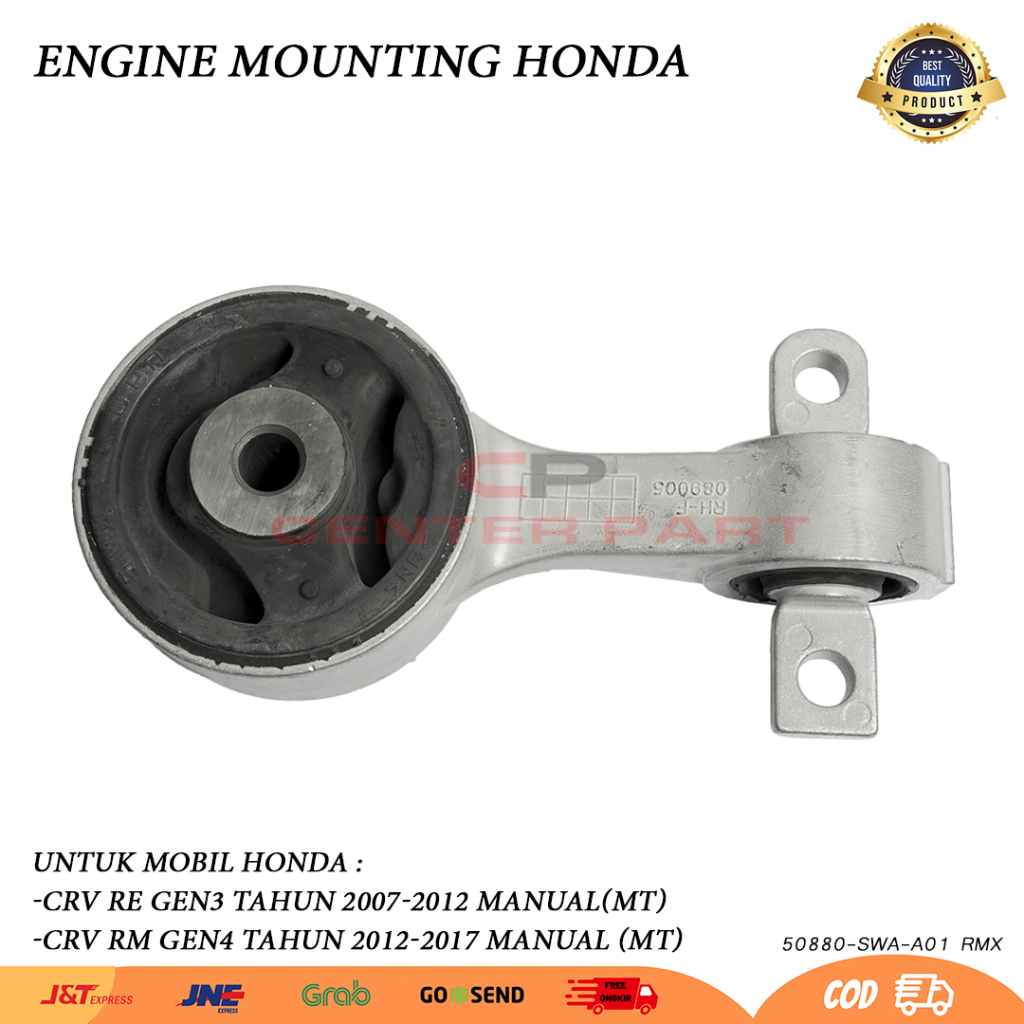 Jual engine mounting gantungan mesin pangkuan mesin kanan atas crv gen3 gen4 tahun 2007 2008 ...
