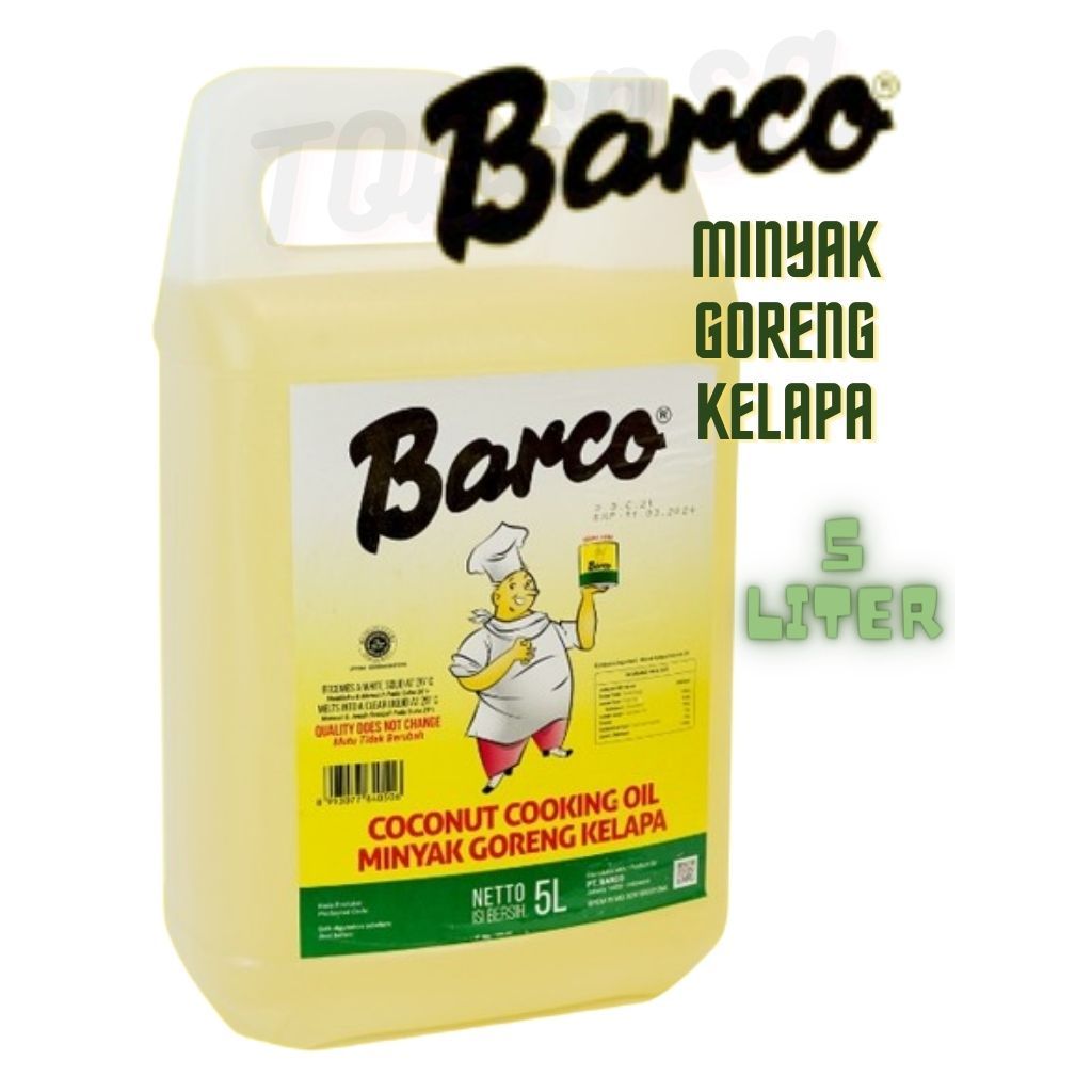 Jual Barco Minyak Goreng Kelapa Jerrycan 5 ltr Coconut Cooking Oil ...