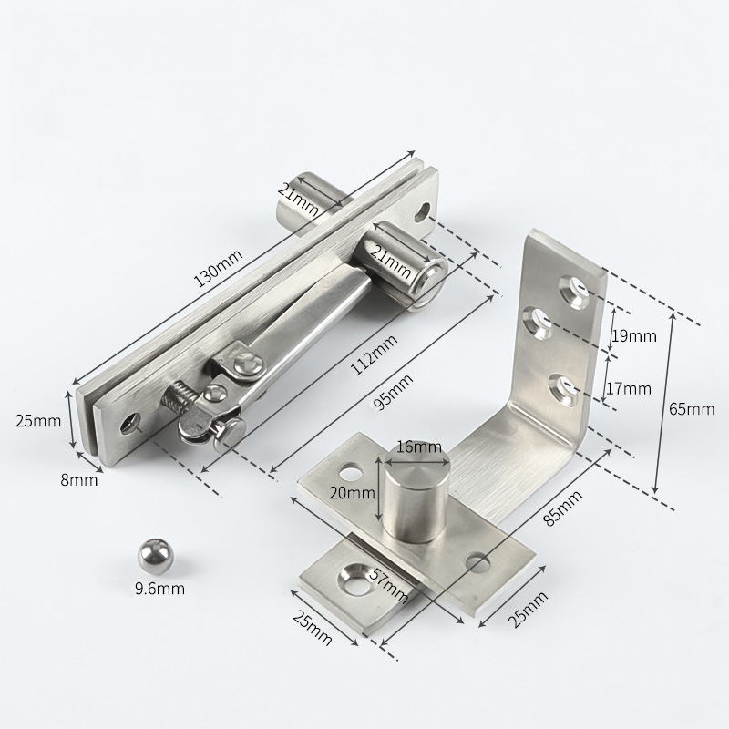 Jual 304 Stainless Poros Pintu Engsel Pivot Atas Dan Bawah / Engsel ...