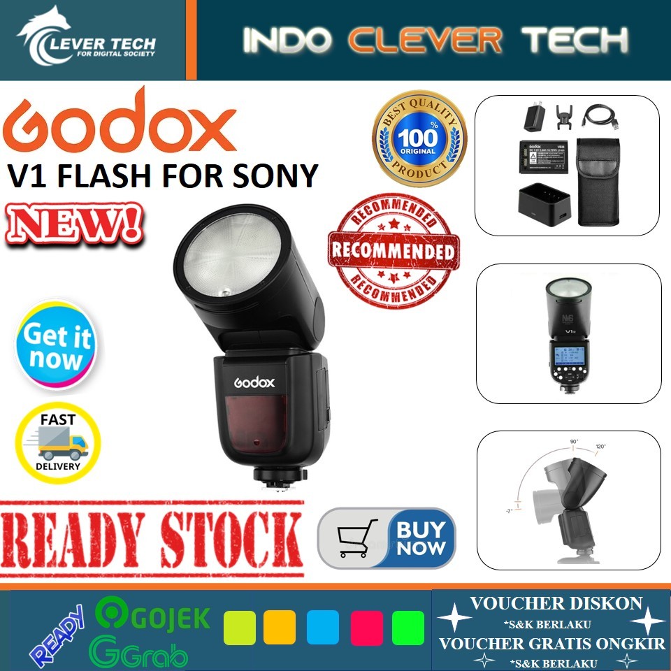 Jual Godox V1 Flash for Sony | Shopee Indonesia