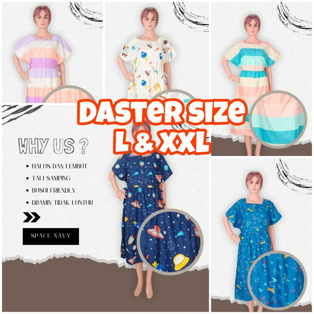 Jual Daster Kancing Dewasa Size L dan XXL (Jumbo) Motif Karakter ...