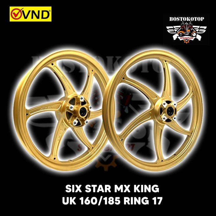 Jual VND Velg Racing Tipe Six Star Yamaha MX King R15 V2 Ukuran 160 185 ...