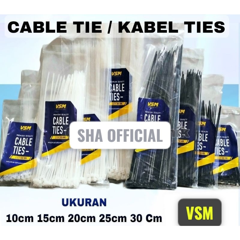 Jual Kabel Ties / Kabel Tis / Cable Tie 100mm 150mm 200mm 250mm 300mm | Shopee Indonesia