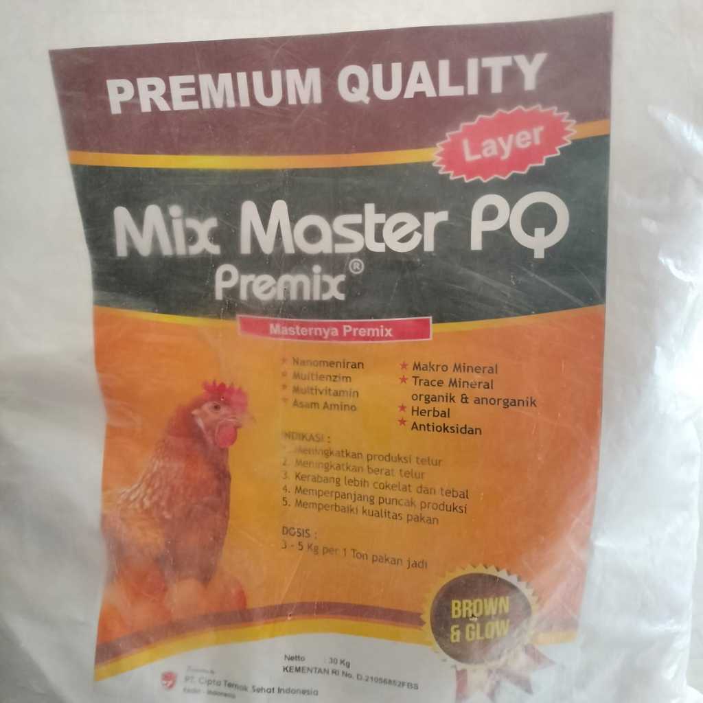 Jual Mix Master Premix "PQ" 1 kg Ayam petelur Pemacu Produksi dan kualitas telur | Shopee Indonesia