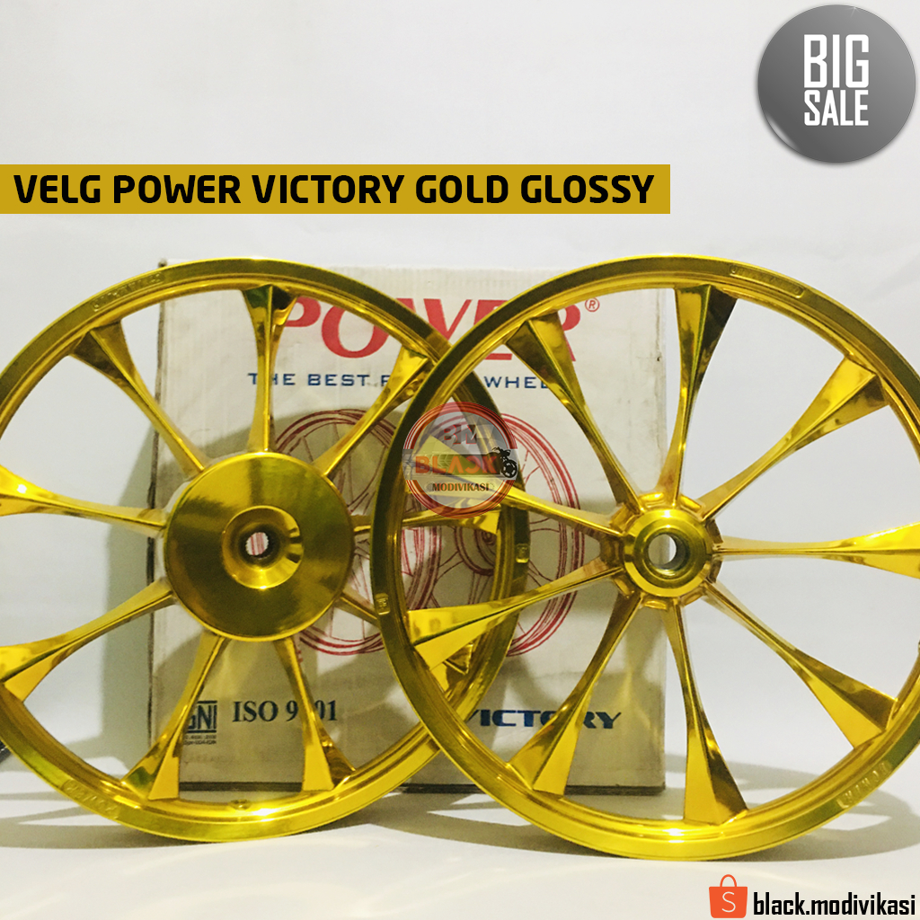 Jual Velg POWER VICTORY 1 SET Depan Belakang Size 140 Ring 17 HND Vario ...
