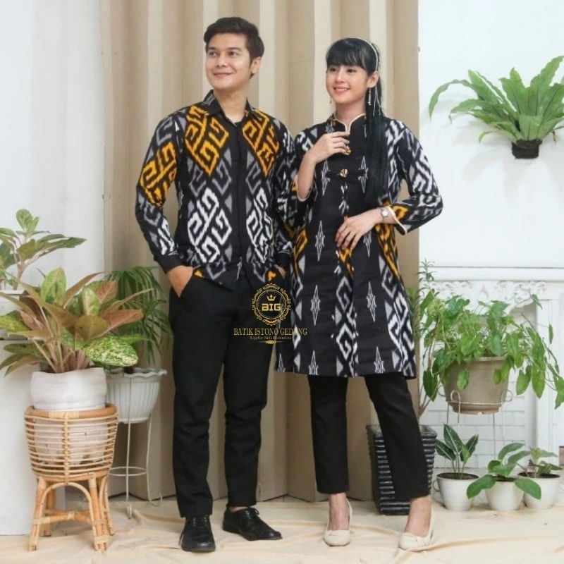 Jual Batik Couple | Batik Couple Modern | Baju Batik Couple | Batik Tunik Couple | Shopee Indonesia