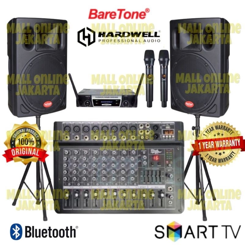 Jual Paket speaker Baretone 15 inch 800 watt sound system outdoor ...