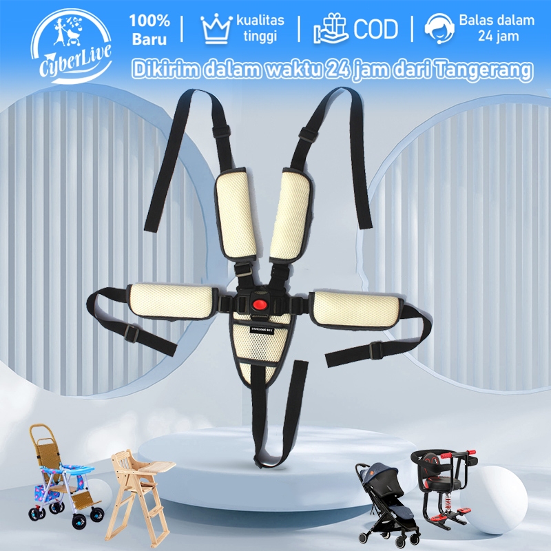 Jual Safety Chair Belt / Pengaman Kursi Makan 5 Titik Sabuk Pengaman ...