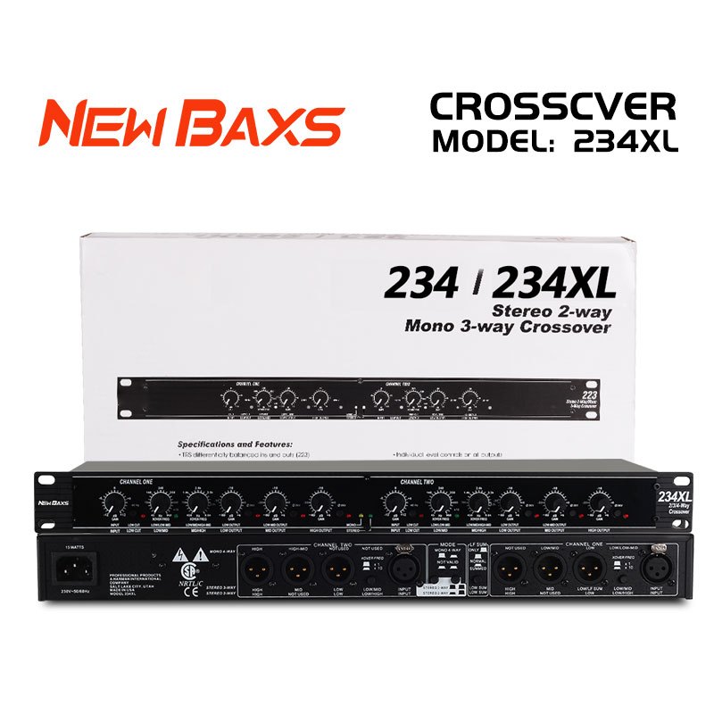Jual NEW BAXS 223XL/234XL crossover aktif professional two-channel two ...