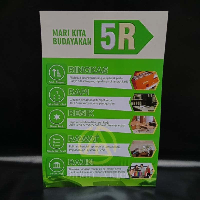 Jual Poster Mari Budayakan 5R | Shopee Indonesia