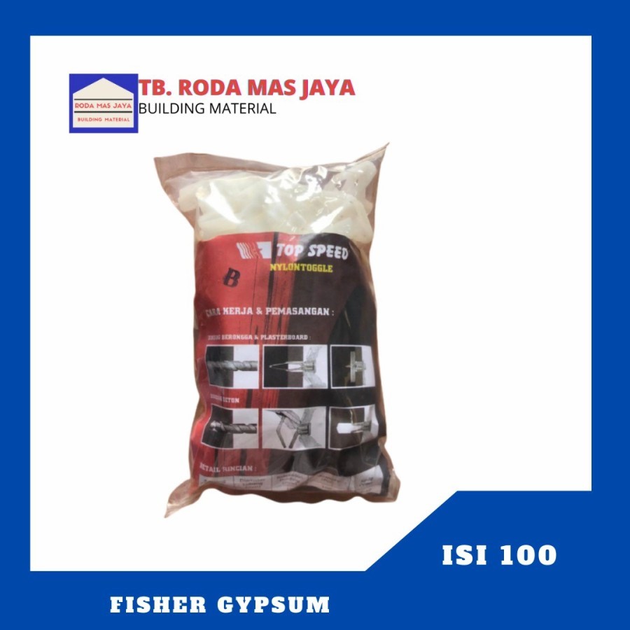 Jual Viser Gypsum/nylon toggle/TOP SPEED (TANPA SKRUP) | Shopee Indonesia