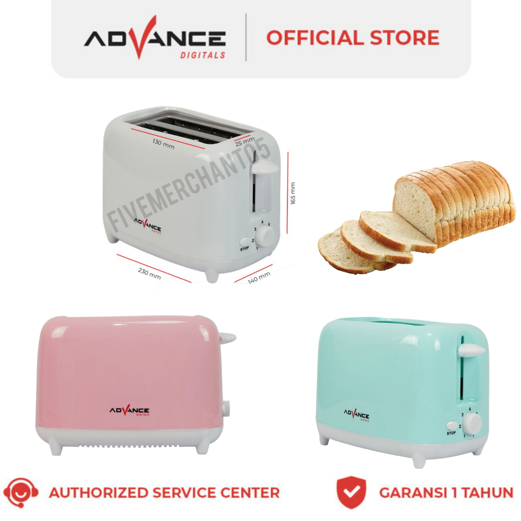 Jual Bread Toaster Advance T 8866 Pemanggang Roti Pop Up Murah Panggang ...